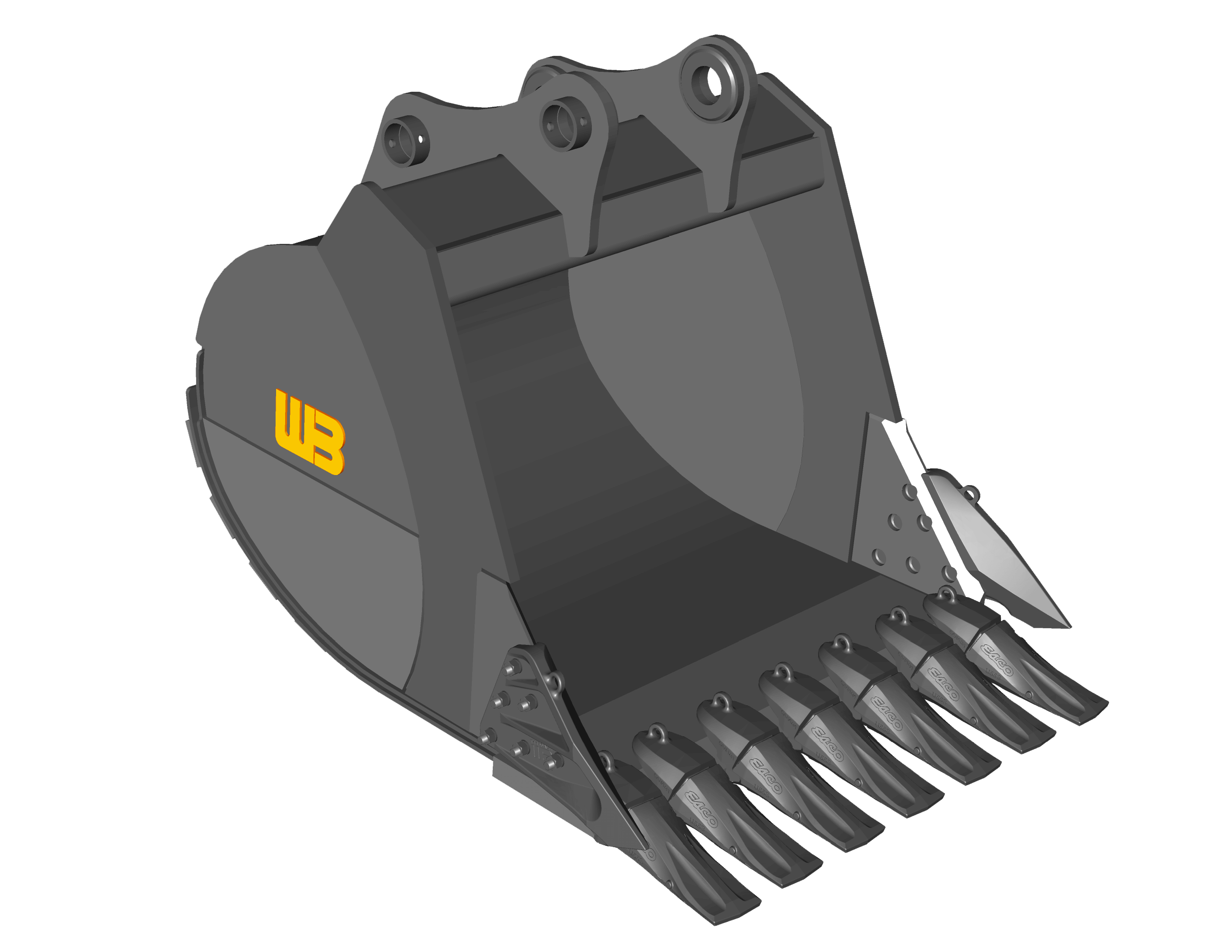 Severe-Duty Excavator Buckets | Werk-Brau Attachments | C. Norris ...